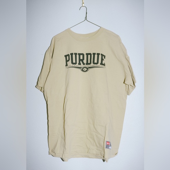 Nike | Shirts | Vintage Purdue University Football Shirt | Poshmark